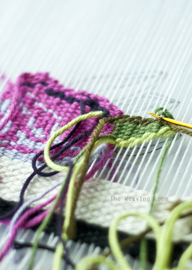 Weaving Techniques Rya Knots The Weaving Loom